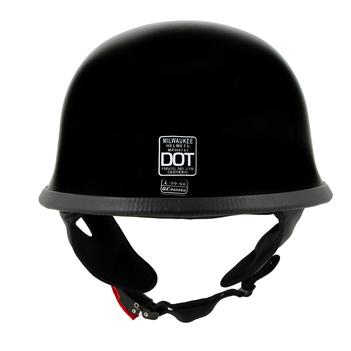 Milwaukee Helmets MPH9741DOT Dot Approved German Style 'Motorrad' Glos